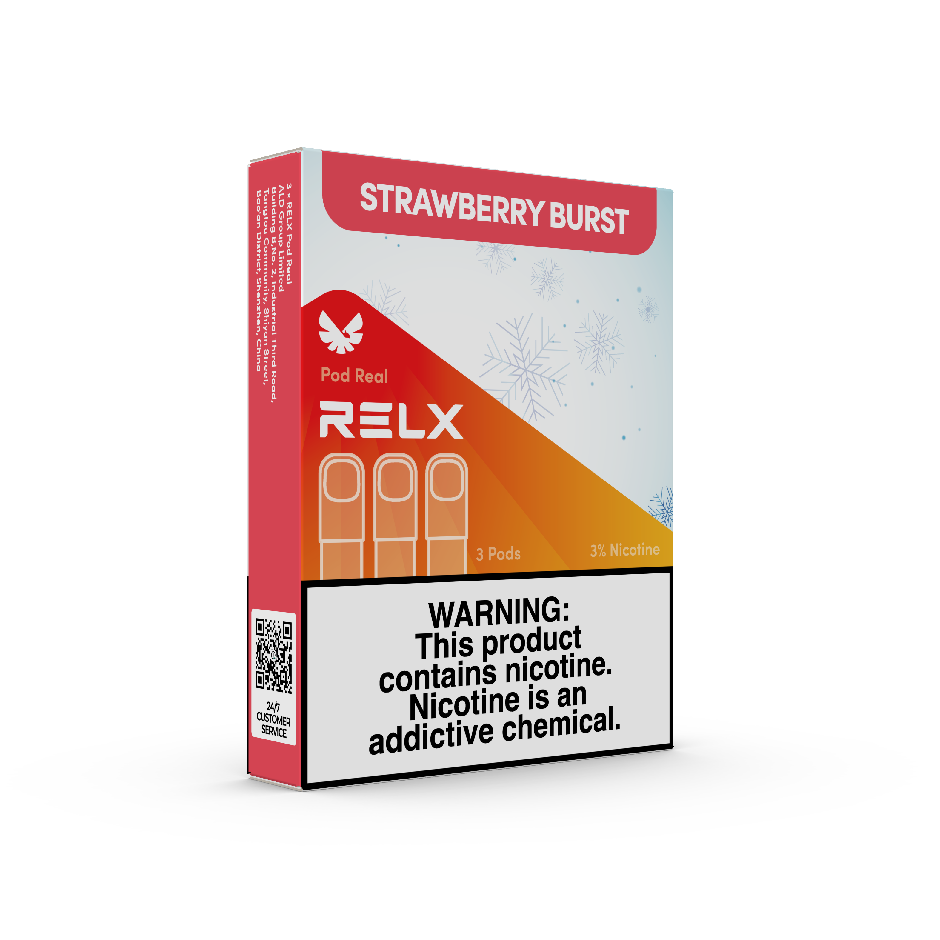 Shop RELX Pod Real Strawberry Burst 3% Nicotine | RELX Malaysia