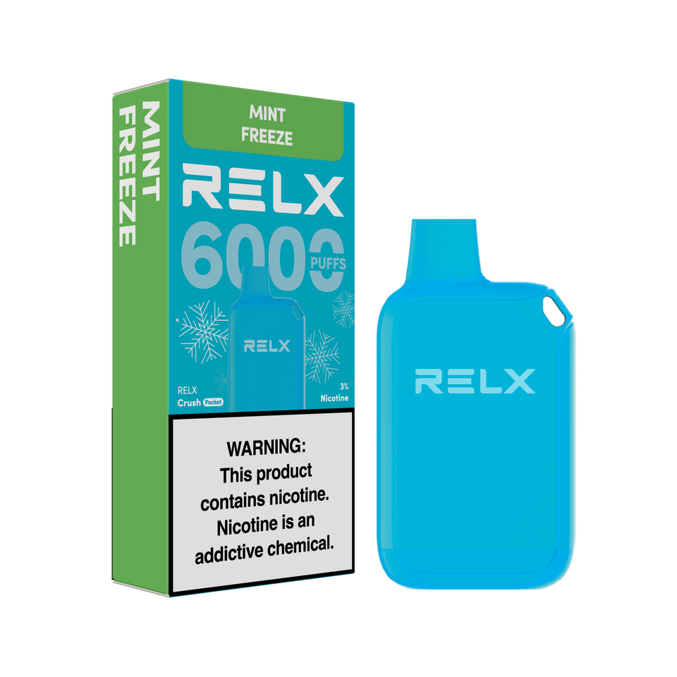 Shop RELX Crush Pocket 6000 Mint Freeze | RELX Malaysia