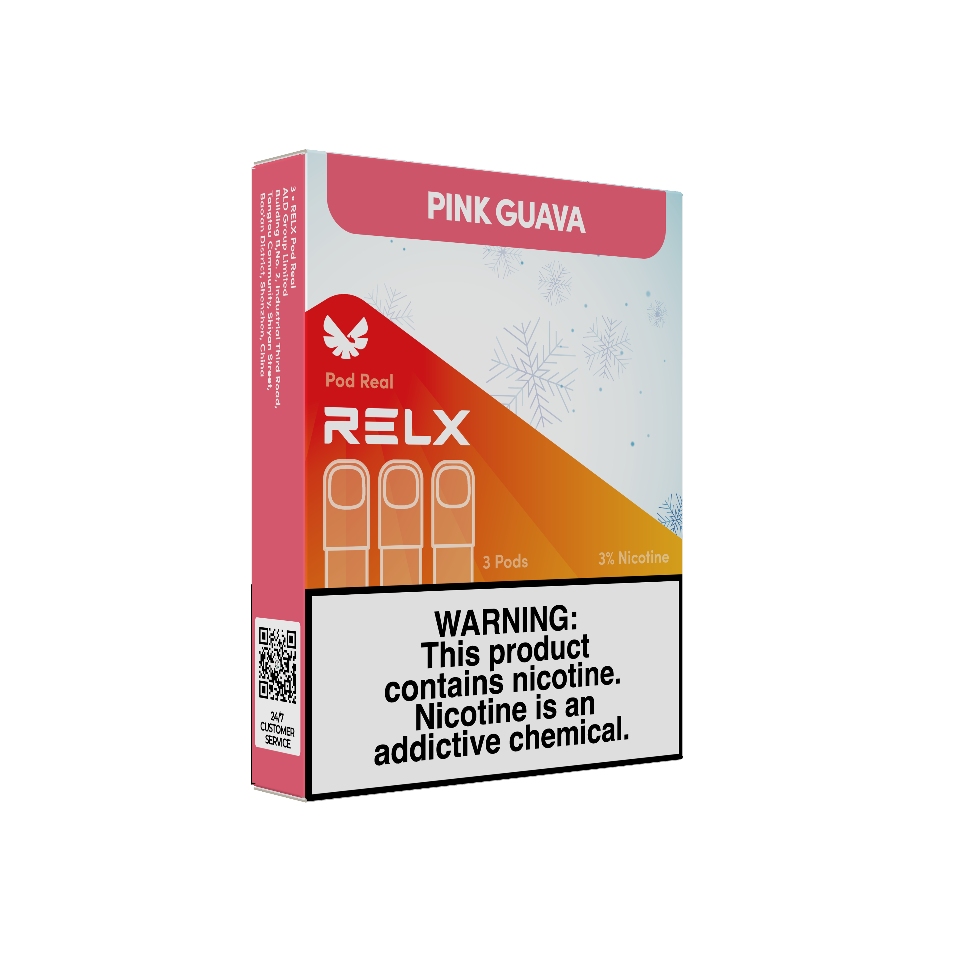 Shop RELX Pod Real Pink Guava 3% Nicotine | RELX Malaysia