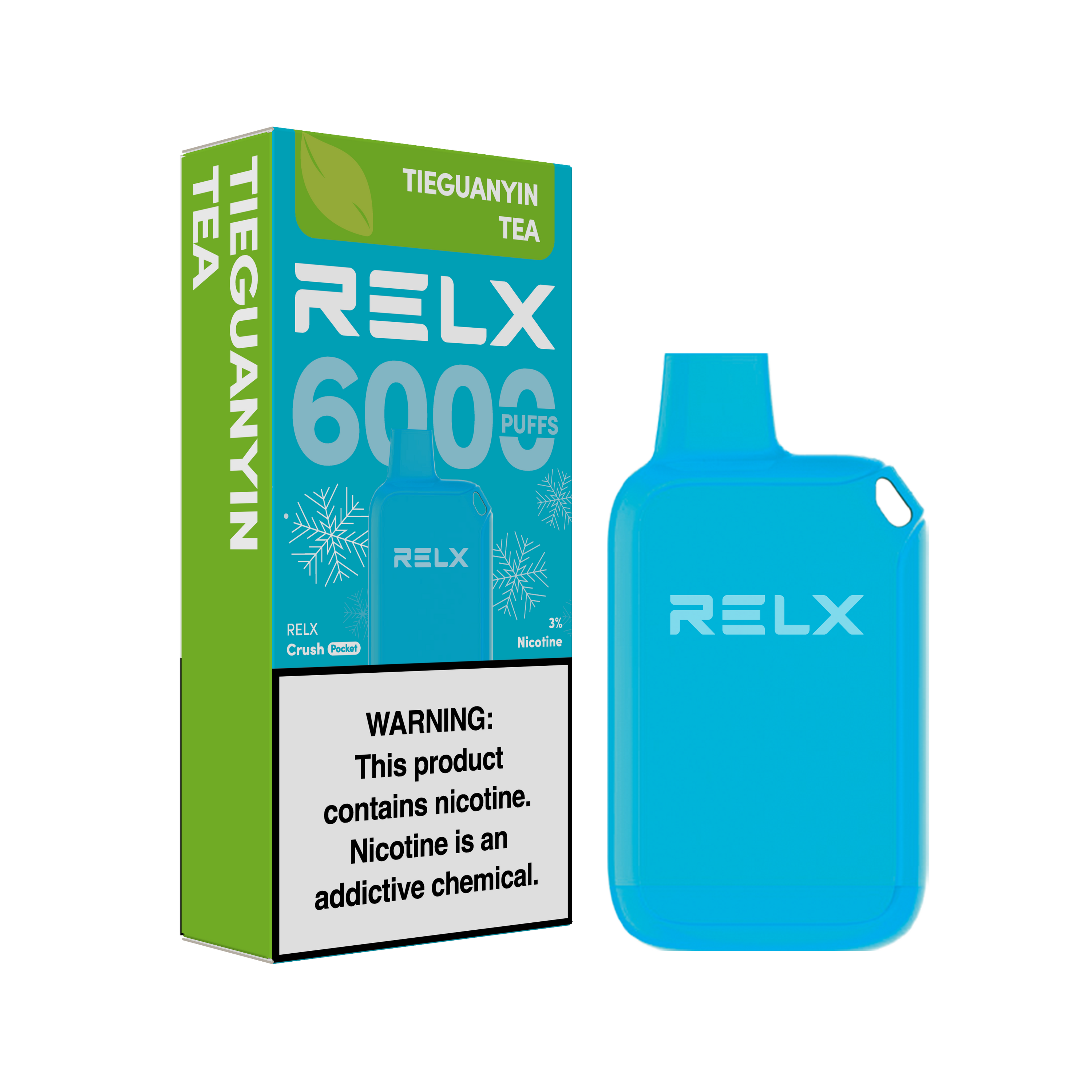 Shop RELX Crush Pocket 6000 TieGuanYin Tea | RELX Malaysia