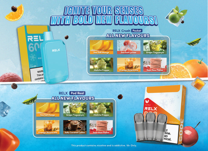 RELX Malaysia | Best Online Vape Shop for Vape Pens & Flavor Pods
