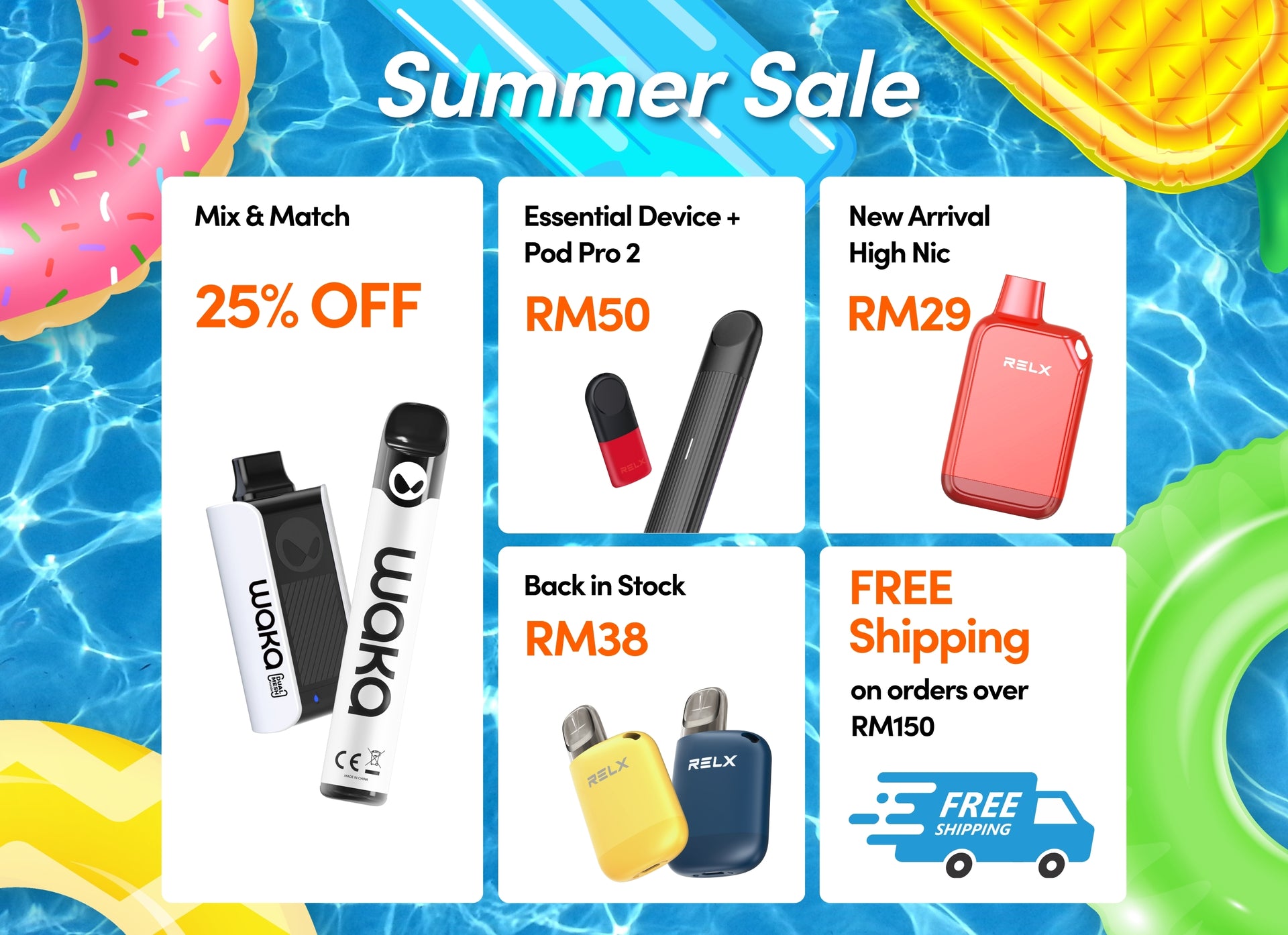 RELX Malaysia | Best Online Vape Shop for Vape Pens & Flavor Pods